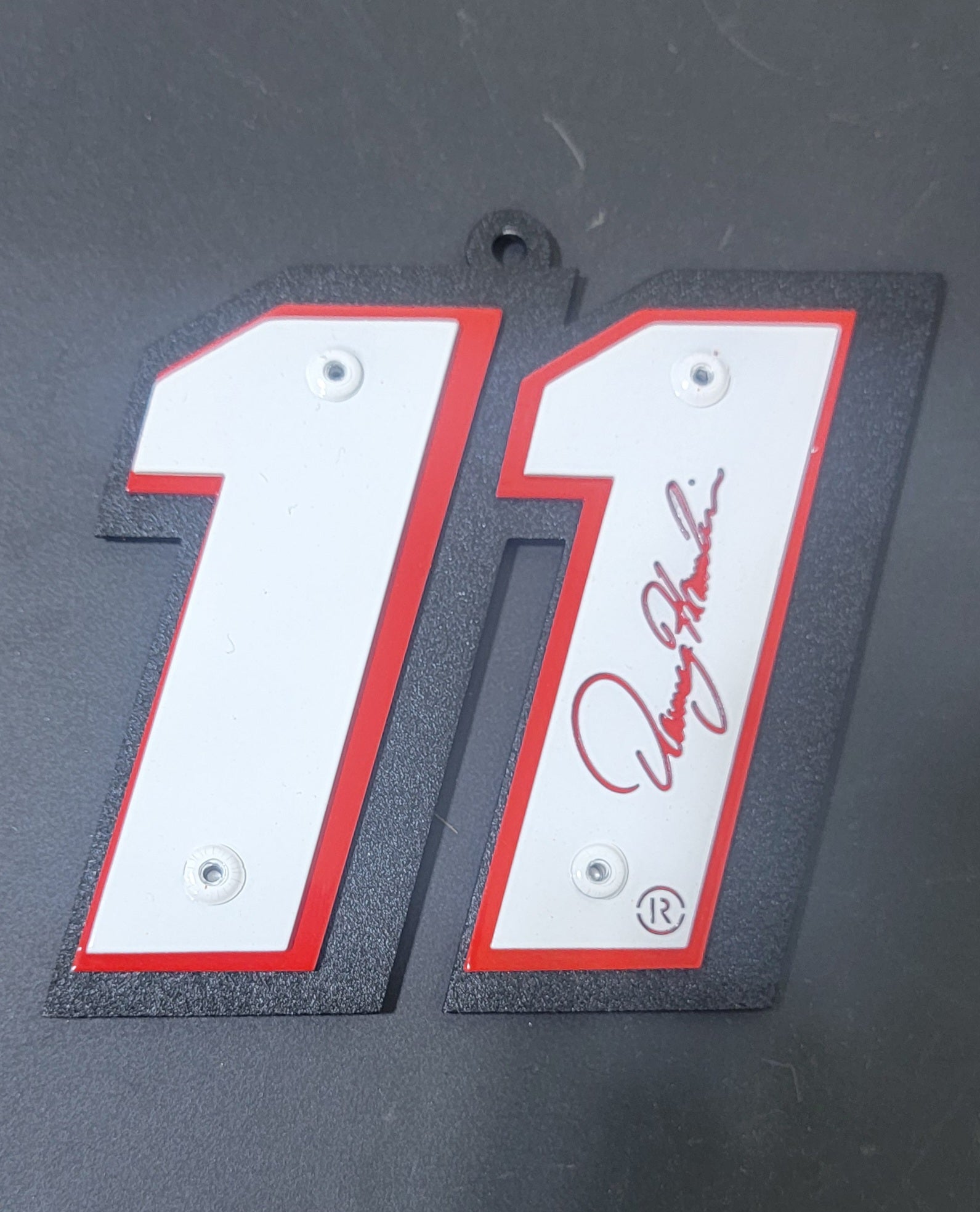 Denny Hamlin #11 Magnet/Ornament – Premier Metal Art
