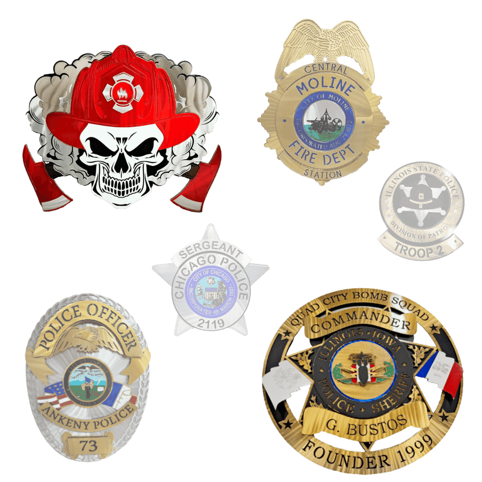 Custom Badge – Premier Metal Art