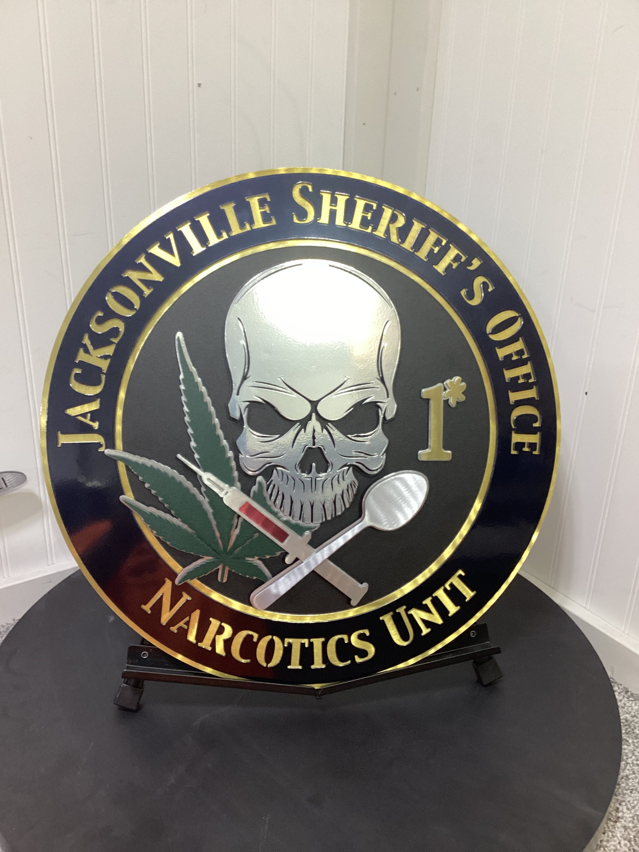 Jacksonville Sheriff Narcotics Badge – Premier Metal Art