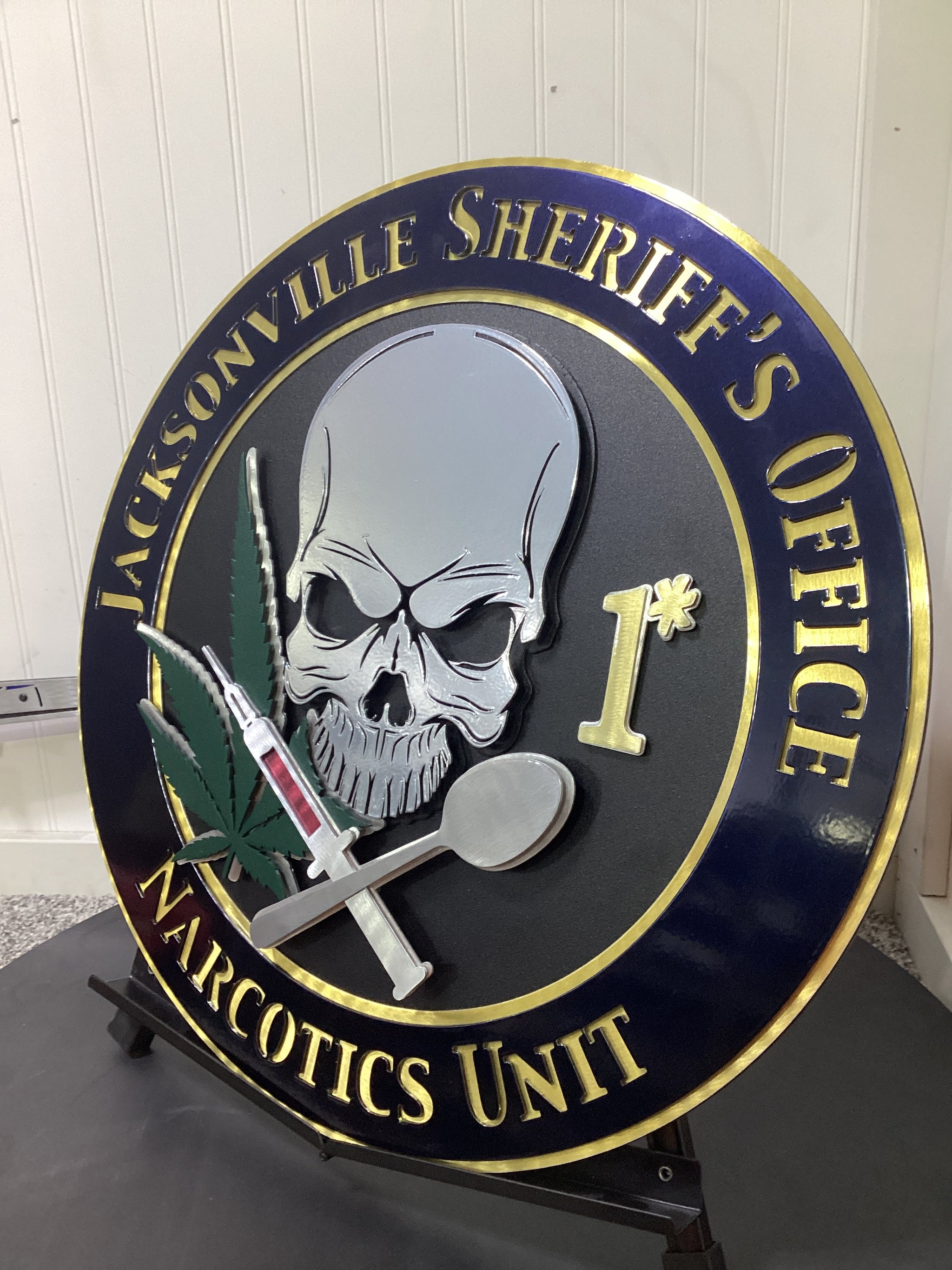 Jacksonville Sheriff Narcotics Badge – Premier Metal Art