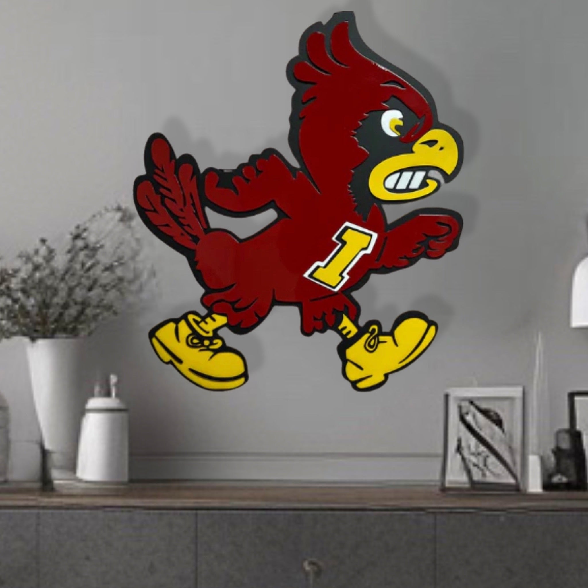 Iowa State Cyclones Vintage '78-'83 Logo – Premier Metal Art