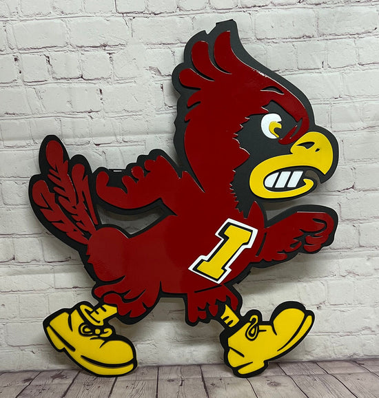 Iowa State Cyclones Vintage '78-'83 Logo – Premier Metal Art